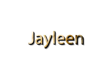 Jayleen Name 3d 16618642 Png