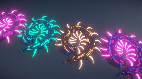 Cyber Centipede Worms 3d