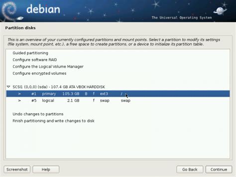 Debian 6 Installation And Disk Partitioning Guide LinuxBSDos Com