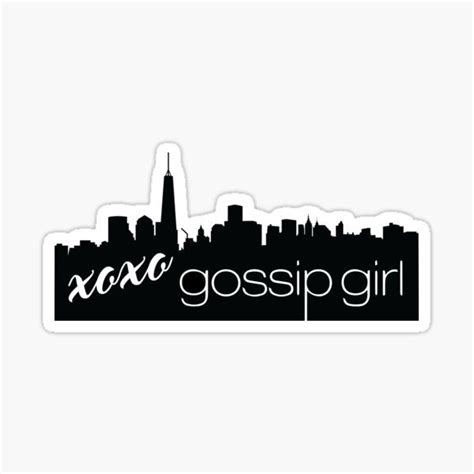 Pegatinas Gossip Girl Redbubble Festa Gossip Girl Gossip Girl Art
