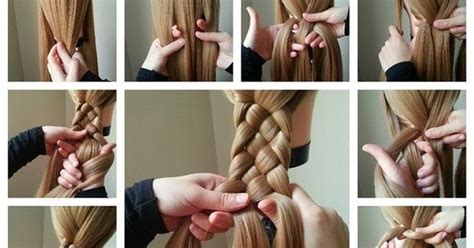 How To Do A 4 Strand Braid Tutorial Beautiful Girls Magazine September
