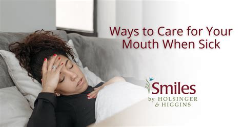 Illness And Oral Health Smiles By Holsinger And Higgins