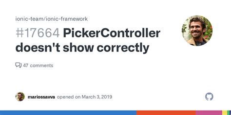 PickerController Doesn T Show Correctly Issue Ionic Team Ionic Framework GitHub