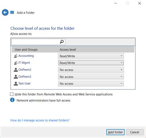 How To Manage Server Folders Security In Windows Server 2016 Essentials ITProMentor