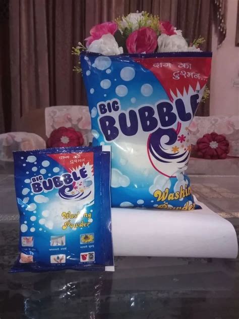 Big Bubble Laundry Detergent Powder 150g At Rs 55packet In Alwar Id