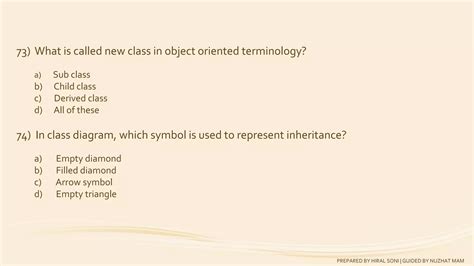 Std 12 Computer Chapter 6 Object Oriented Concept Important Mcqs Pptx