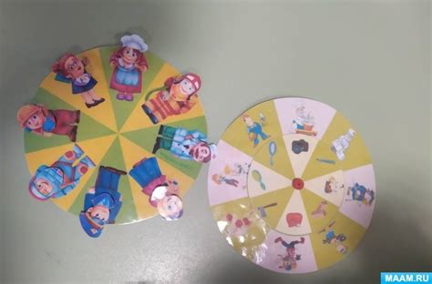 Дидактическая игра «Профессии» на липучках (вторая младшая, средняя ...