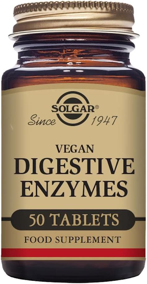 Solgar Vegan Digestive Enzymes Tablets Pack Of 50 Lactose Free