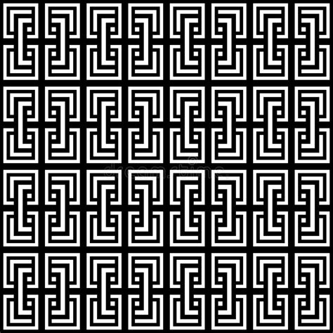 Seamless Geometric Texture In Op Art Design Stock Vector