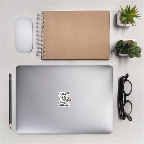 Sticker Funny Golf Ball Cheeky Golfer Humor Vinyl Decal Golfers
