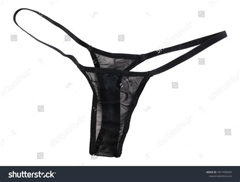 Sexy Black Thong Tneck Isolated On Stock Photo Shutterstock