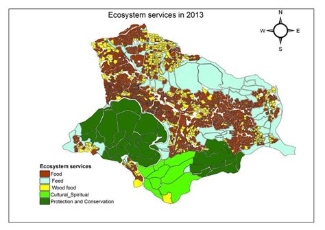 Spatial Distribution Of The Various Ecosystem Services Download