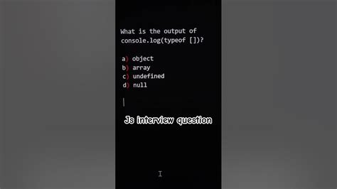 Javascript Interview Questionjs Trending Viralvideo