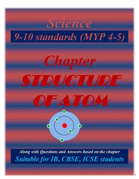 Structure Of The Atom Ppt