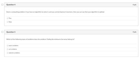 Solved Given A Computing Problem If You Have An Algorithm
