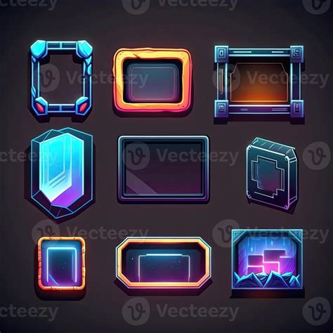 Gui Rectangle Frame Game Stock Photo At Vecteezy