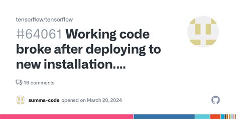 Working Code Broke After Deploying To New Installation Valueerror