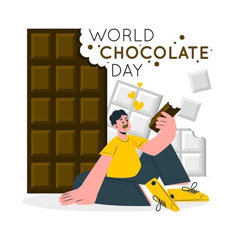 초콜릿 일러스트 학습 벡터 Freepik에서 무료 고품질 벡터를 다운로드하세요 Freepik