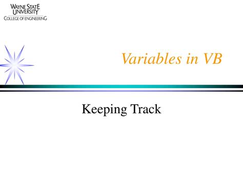 Ppt Variables In Vb Powerpoint Presentation Free Download Id4425555