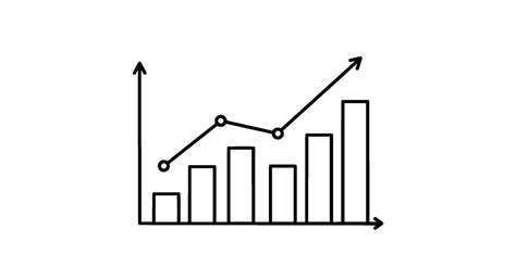 Simple Line Bar Graph Growth Chart Data Visualization 61619861 Vector Art At Vecteezy
