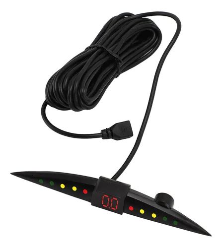 Car Reverse Backup Radar System 4 Parking Sensors Led Mercadolibre