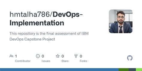 GitHub Hmtalha DevOps Implementation Final Assessment Of IBM DevOps Capstone Project