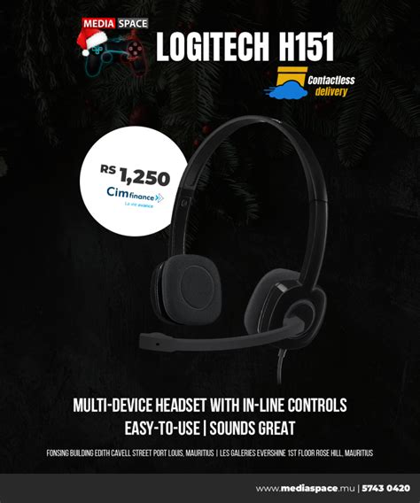 Logitech Mm Analog Stereo Headset H Mediaspace