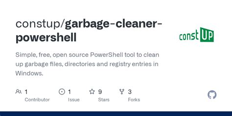 Github Constupgarbage Cleaner Powershell Simple Free Open Source Powershell Tool To Clean