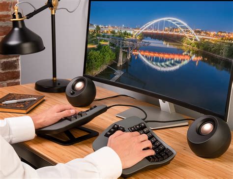 Advantage360 Linear Quiet Contoured Keyboard By Kinesis Corporation