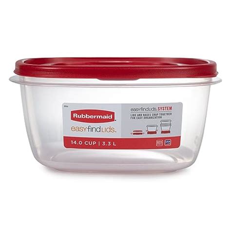 Rubbermaid Food Storage Containers Large Ultimate Meal Prep And