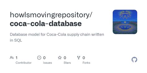 Github Howlsmovingrepositorycoca Cola Database Database Model For