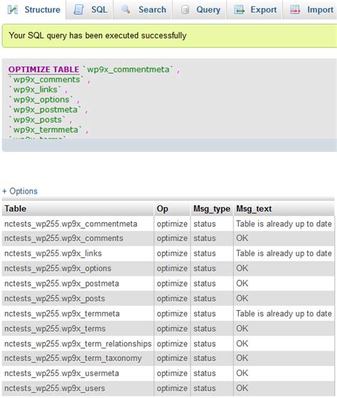 how to optimize website database hosting