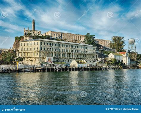 Alcatraz Island And Alcatraz Prison Which Is Located In San Francisco