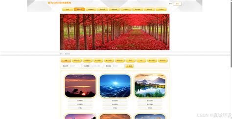 基于python的旅游系统 Csdn博客