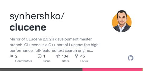 Github Synhershkoclucene Mirror Of Clucene 232s Development