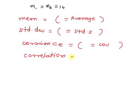 Using Excel To Calculate And Graph Correlation Data
