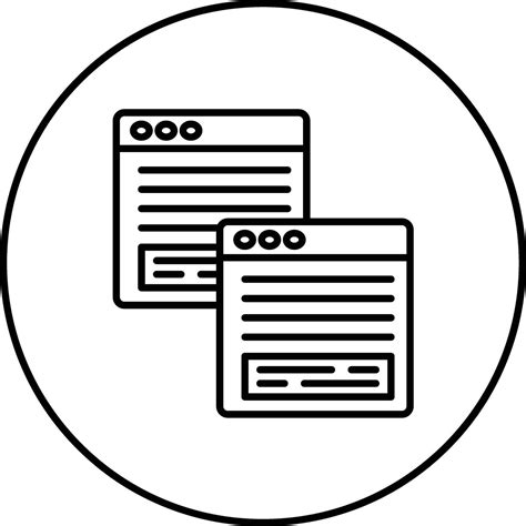 Webpages Vector Icon 32223672 Vector Art At Vecteezy