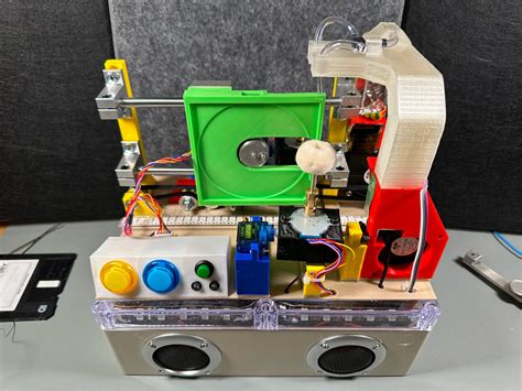 Rube Goldberg Floppy Disk Cleaner Hackaday