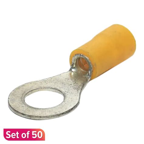 Cable Shoe Round Type 6mm Set Of 50 Np