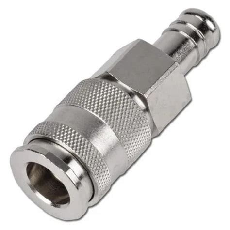 Silver Simple Push To Connect Stainless Steel Quick Release Coupling At Best Price In Surat