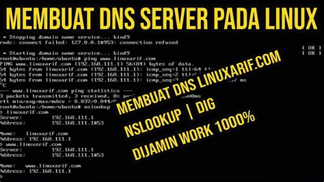 tutorial cara membuat dns server pada linux ubuntu server dns server sendiri di virtualbox
