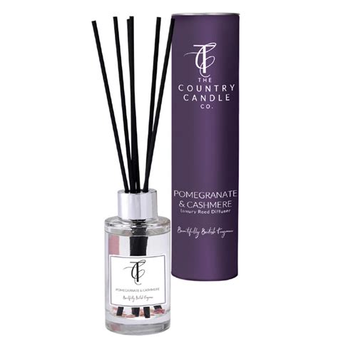 Pastels Pomegranate And Cashmere 100ml Reed Diffuser The Country Candle Co