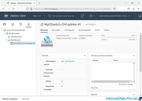 Create A Virtual Distributed Switch Vds On Vmware Vsphere 67 And Migrate Hosts And Vcsas To