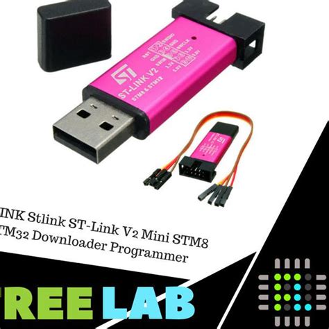 jual st link stlink st link v2 mini stm8 stm32 downloader programmer