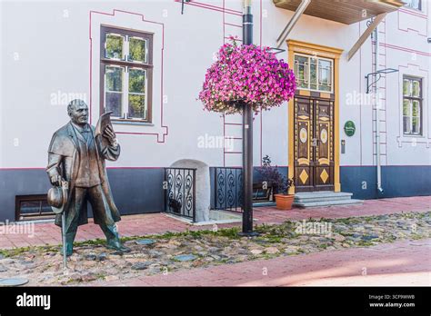 Life Size Sculpture Of Johann Voldemar Jannsen The Father Of Estonian