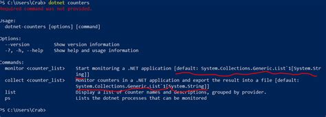 Wrong Description Issue Dotnet Diagnostics Github
