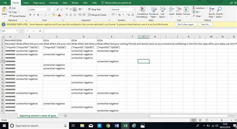 Missing Data In Csv Export To Excel Experience Community