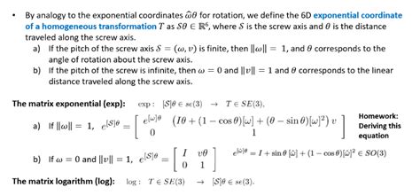 By analogy to the exponential coordinates ωθ for Chegg com