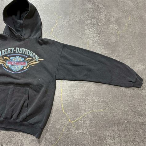 90s Usa製 Harley Davidson Hoody Msize アメリカ製 ハーレーダビッドソン パーカー Used