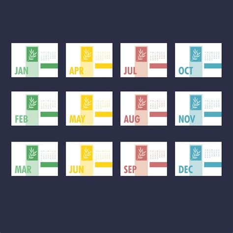 Premium Vector Calender